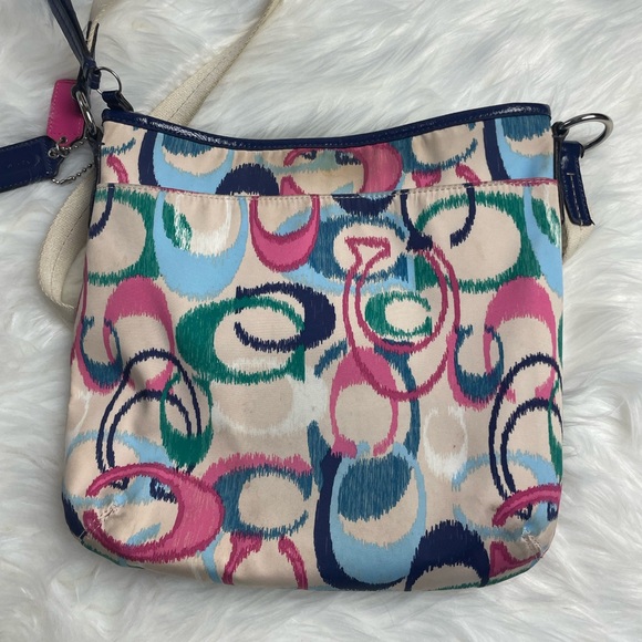 Coach | Bags | Coach Scribble Ikat Crossbody Bag | Poshmark